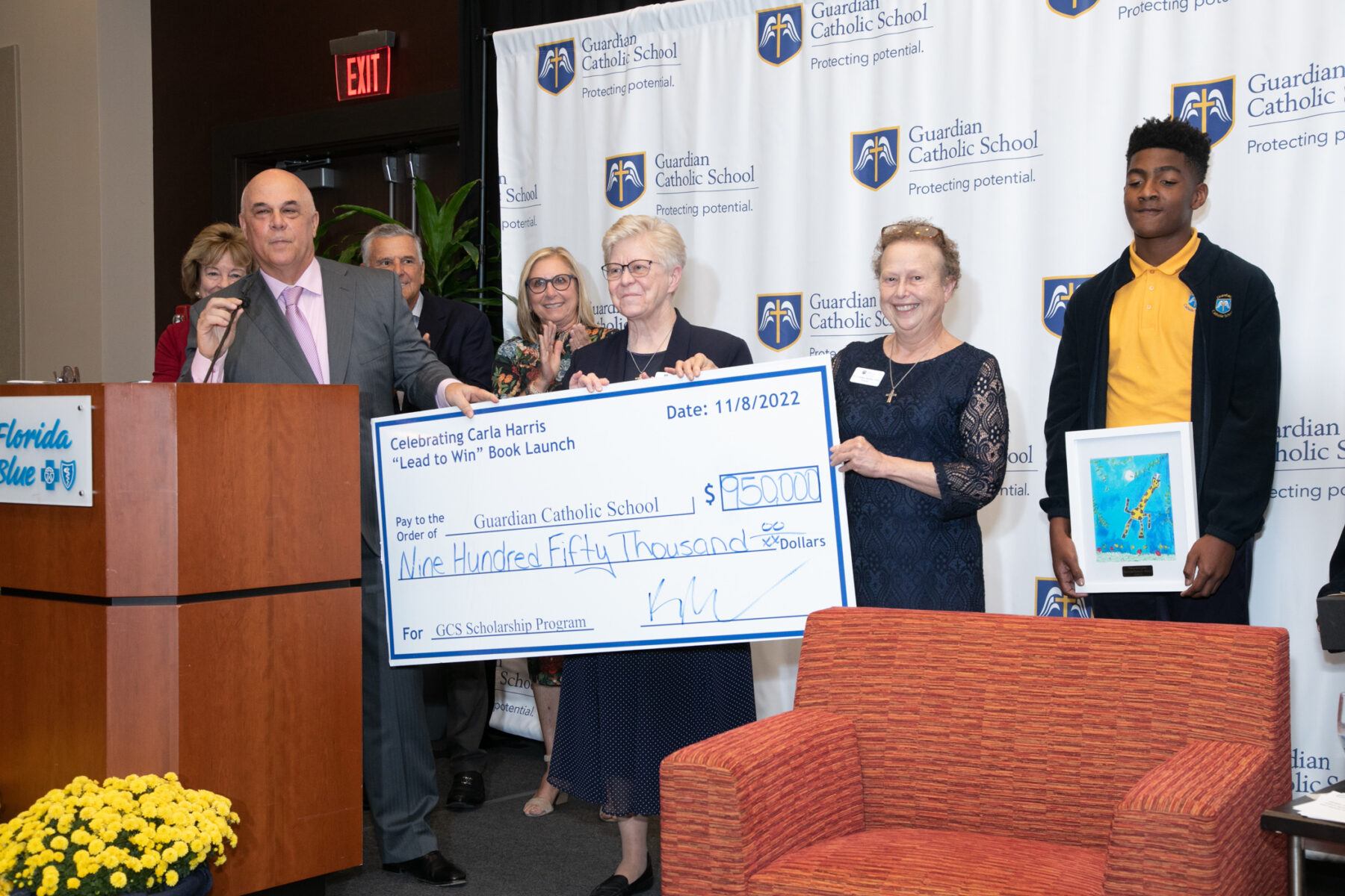 Author Carla Harris Helps Raise Nearly $1 million for Guardian Catholic School - Diocese of St ...